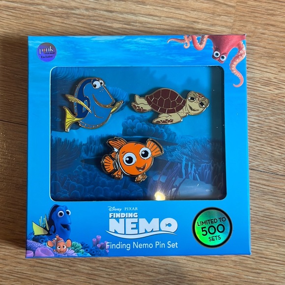 Disney | Other | Disney Pixar Finding Nemo Pin Set New Sealed | Poshmark